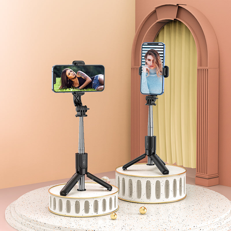 K17 Figure Mini Live Broadcast Phone Holder Tripod Black Color – hoco