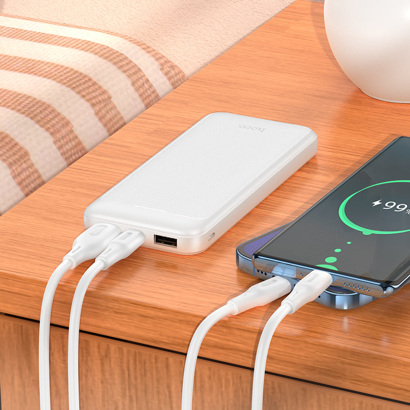 J111 Smart Charge Power Bank 10000mAh (Black, White Color) – hoco