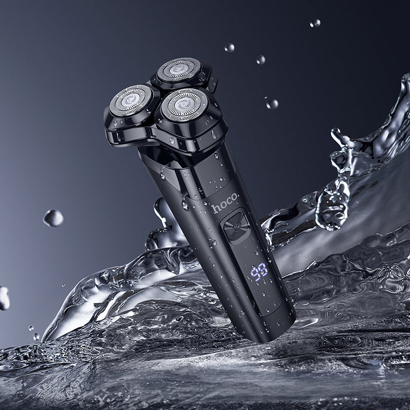HP32 Dry and Wet Three-Blade Electric Dual Shaver (Black, White Color ...